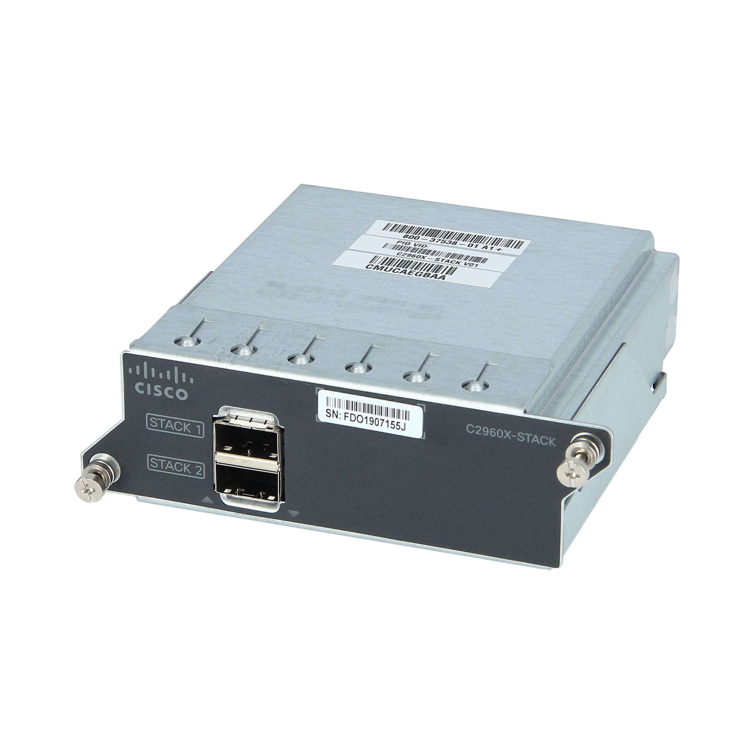 Catalyst 2960X FlexStack Plus Stacking Module optional – Silicon Valley