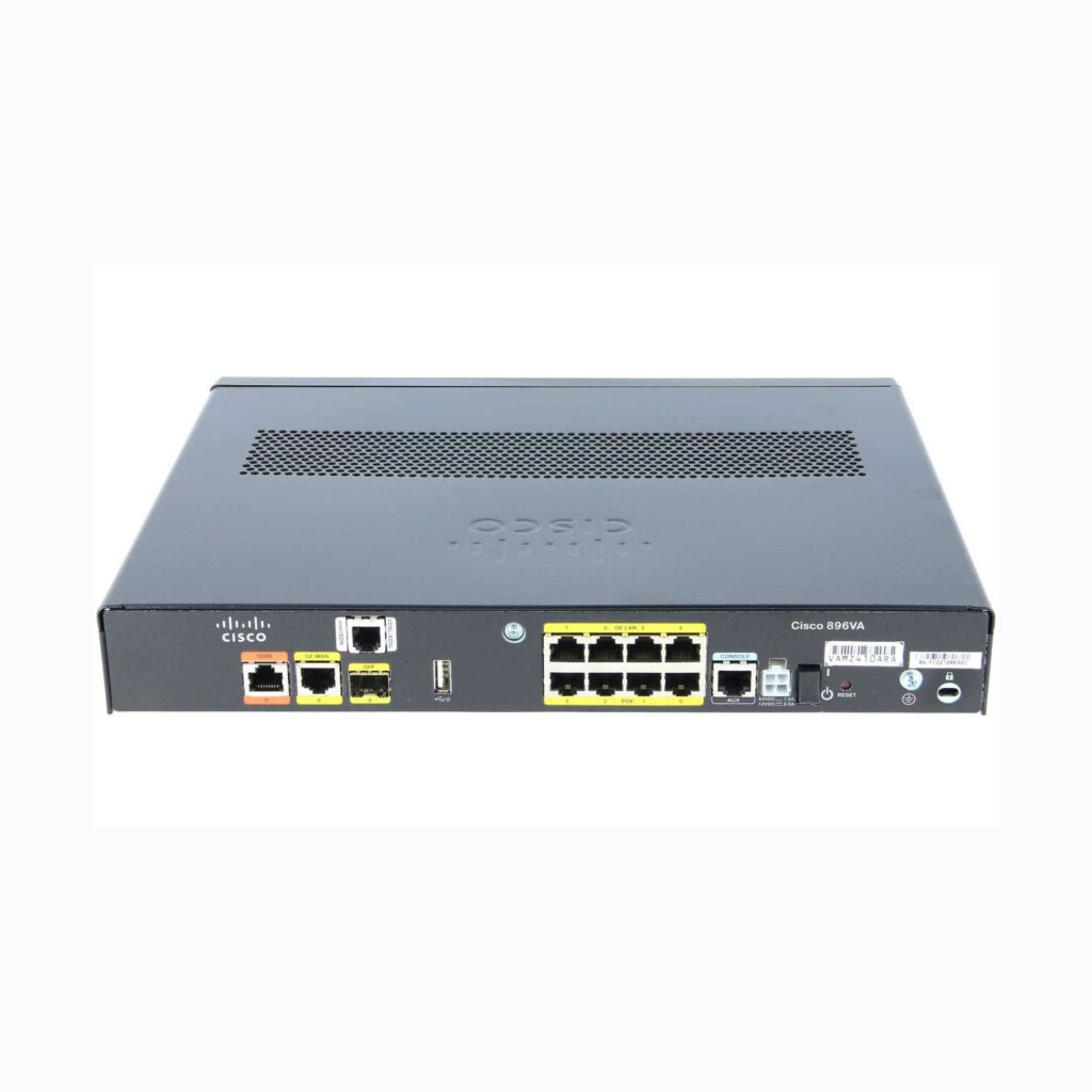 Cisco 897 VDSL2ADSL2 over POTs and 1GESFP Sec Router – Silicon Valley